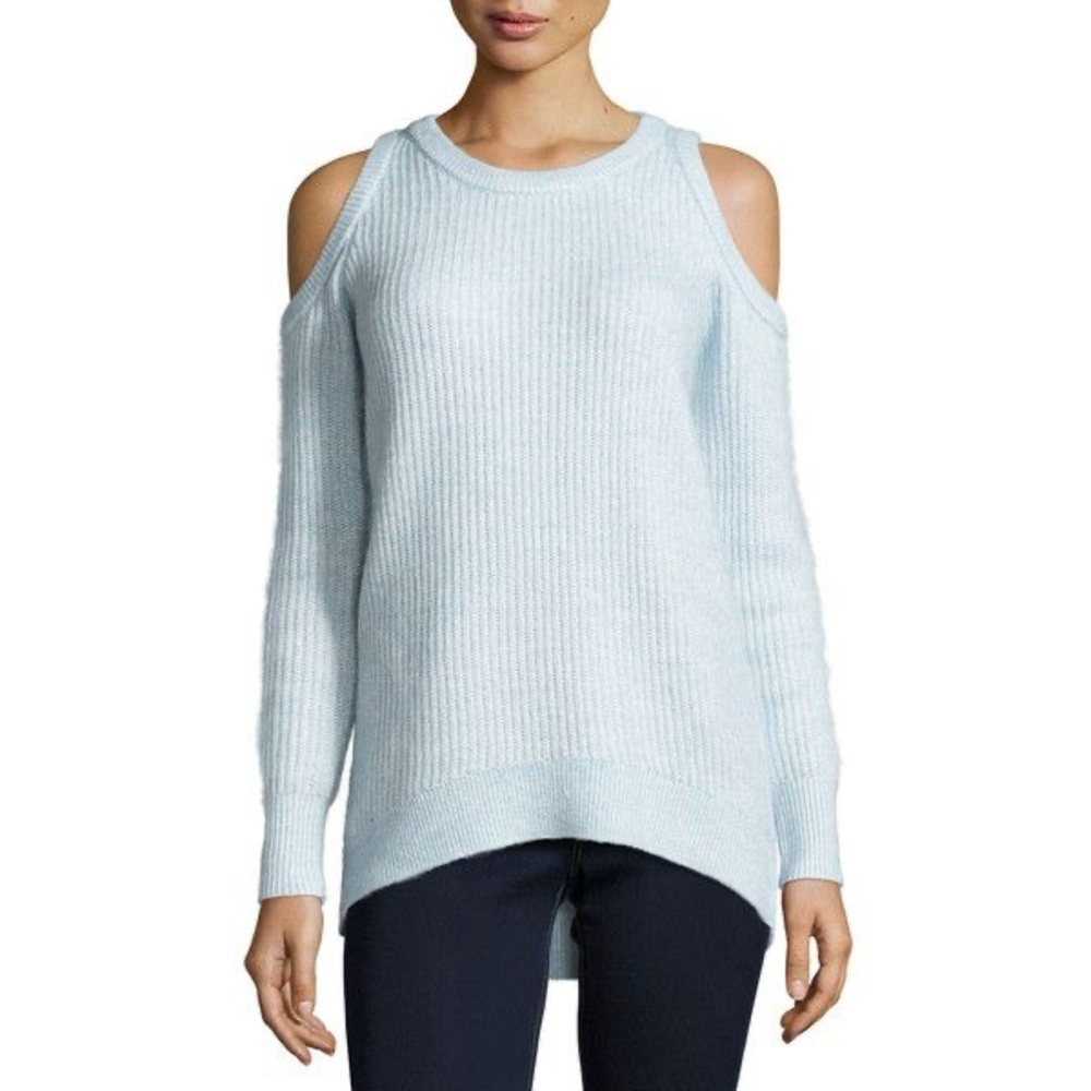 Michael Kors 100% Cashmere Open Shoulders Sweater - Gem